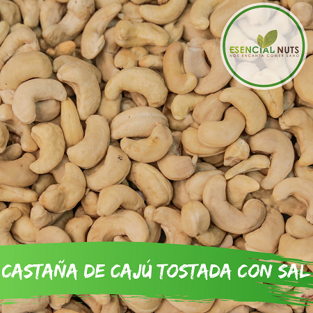 Castaña de Cajú Tostada con Sal – Esencial Nuts